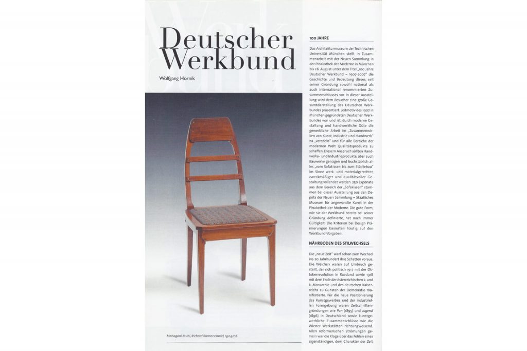 100 Jahre Deutscher Werkbund 1907 - 2007 - Style Deco - Art Deco und ...